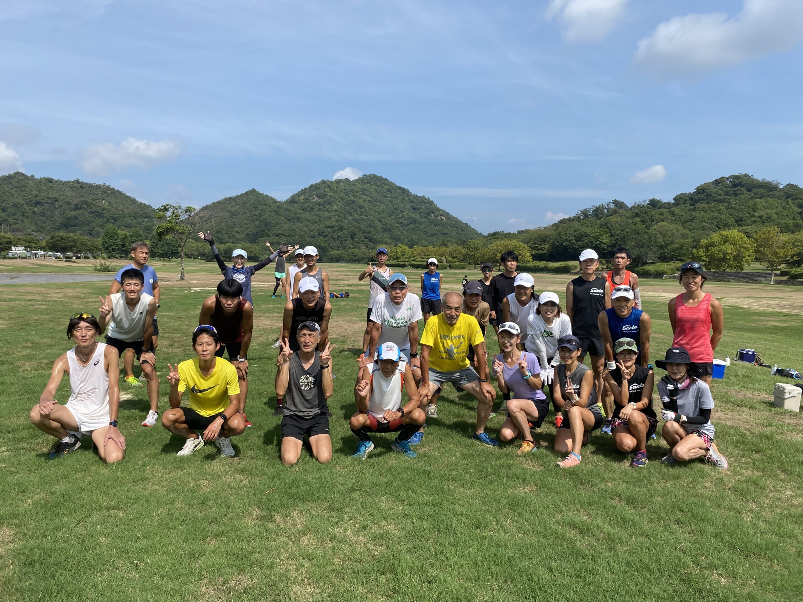 練習会2025年8月17日 インターバル 芝1000m